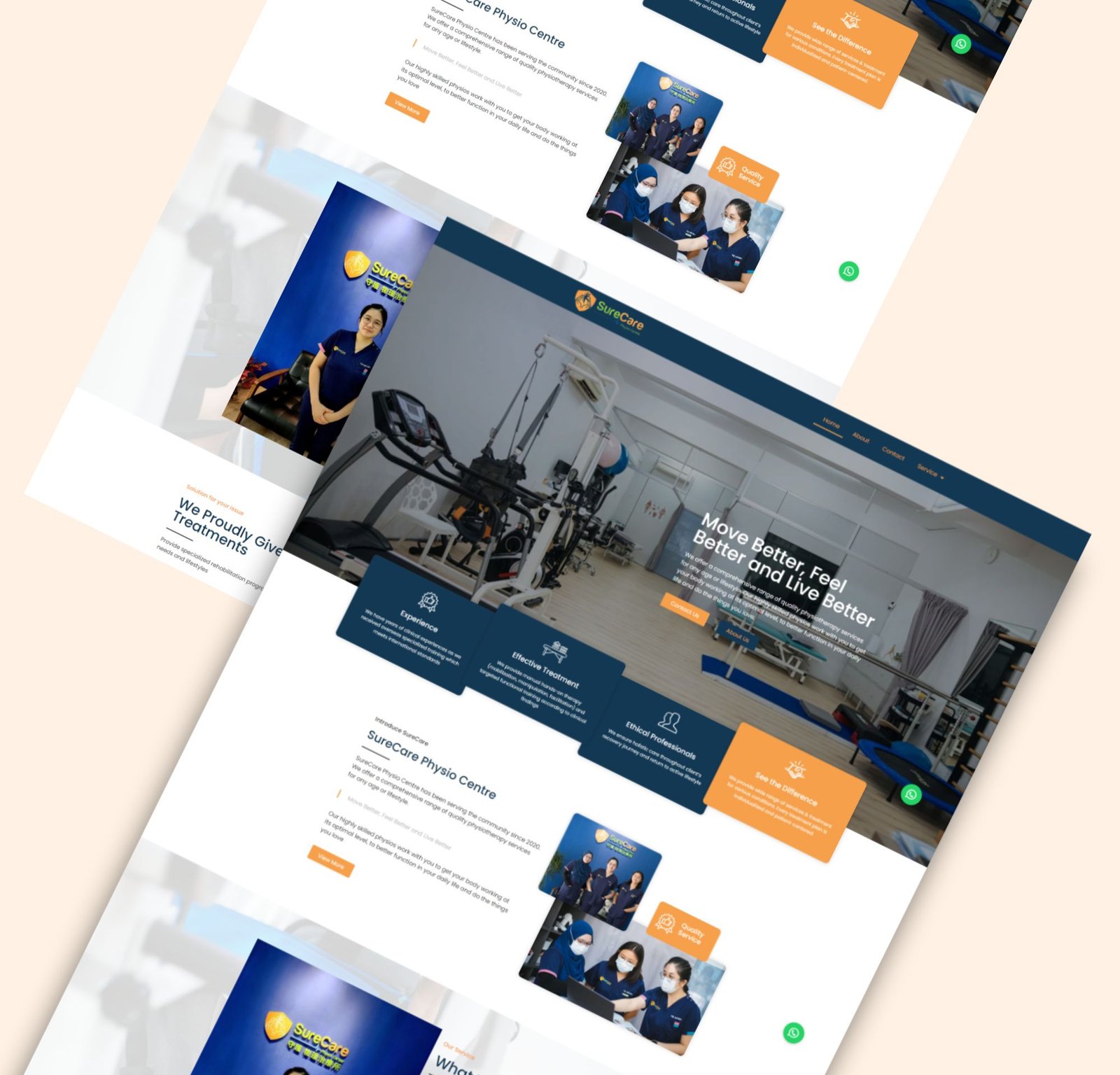 SureCare Physio | GOHAT Website Portfolio