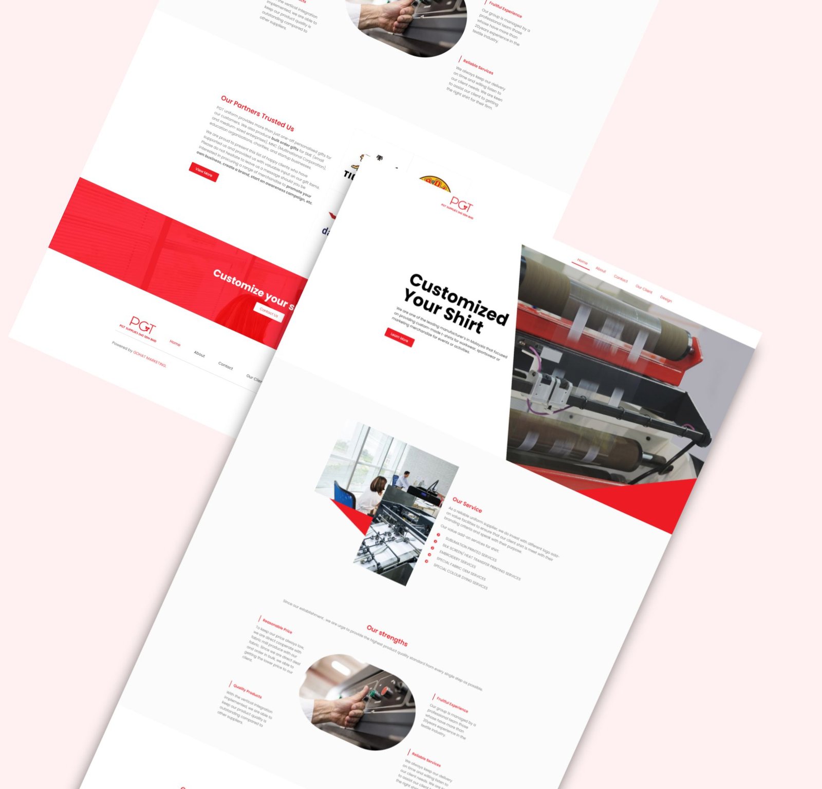 PGT Uniform | GOHAT Website Portfolio