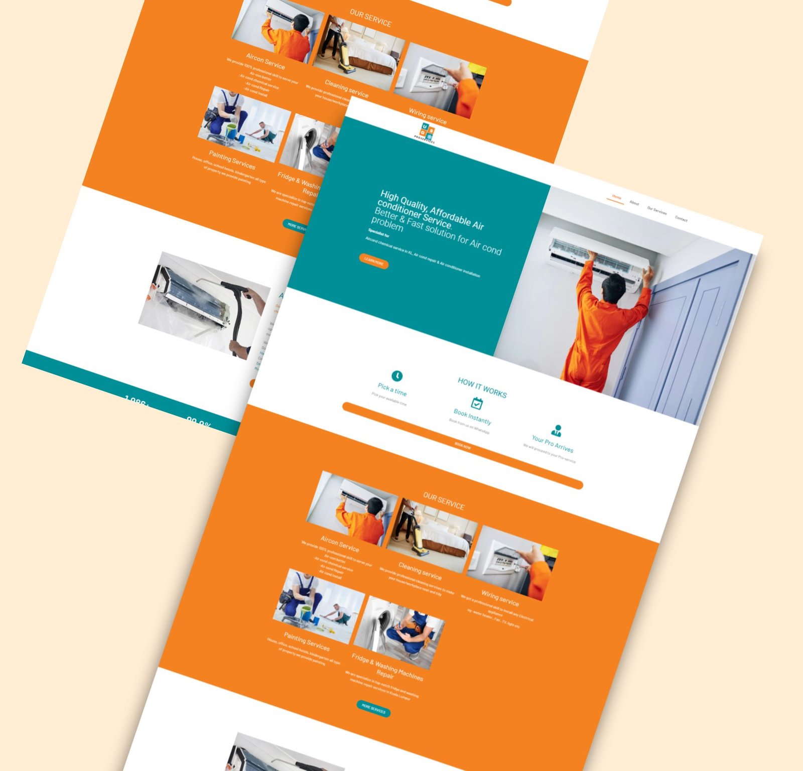 USG Pro Services | GOHAT Website Portfolio